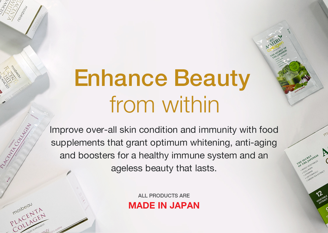 SUPPLEMENTS : Mosbeau, The Skin Whitening and Anti-aging Expert